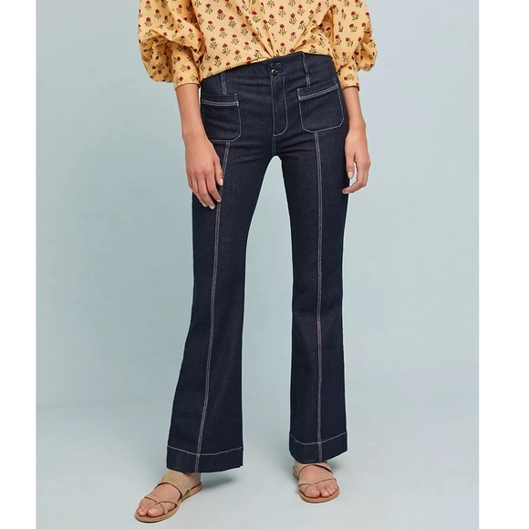 Pilcro | Jeans | Pilcro Anthropologie Highrise Flare Denim Jeans | Poshmark